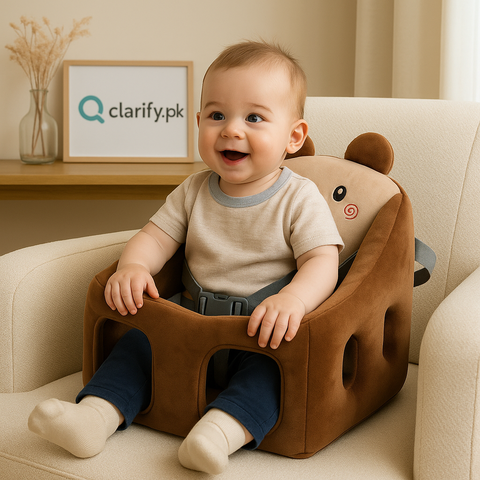 Premium Baby Support Seat Brown Bear | Clarify.pk