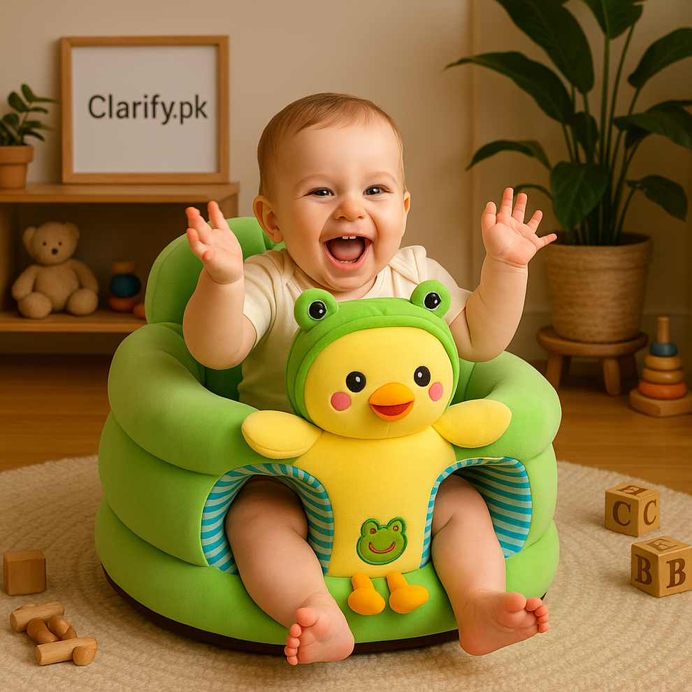 Green Duck 360° Baby Support Sofa Seat | Clarify.pk